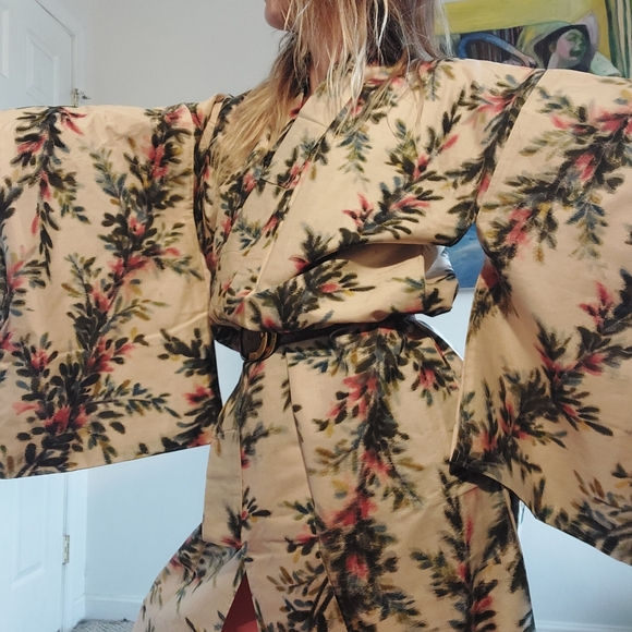 Vintage | Intimates & Sleepwear | Vintage Japanese Kimono W Fuzzy ...